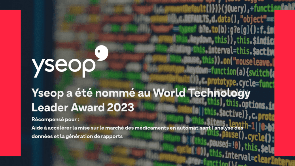 Yseop a été nommé au World Technology Leader Award 2023 - Nextstage AM